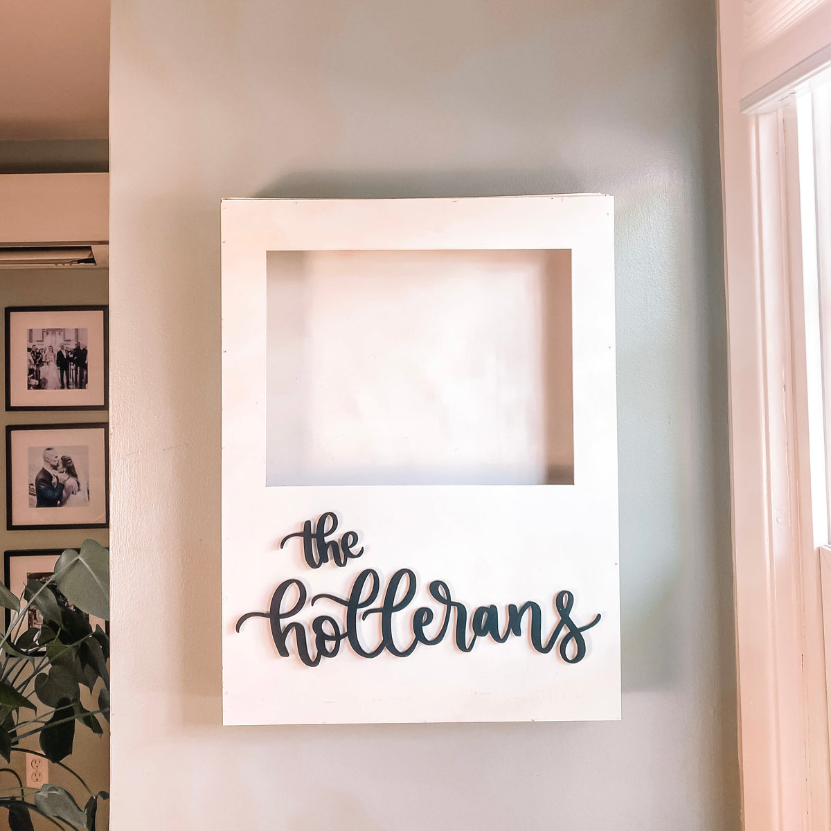 Custom Flower Box Sign - Details and Swirls