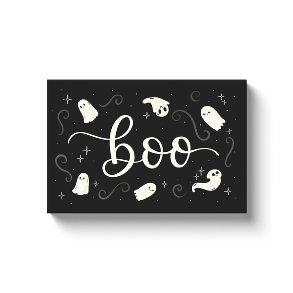 Boo Canvas - Details and Swirls
