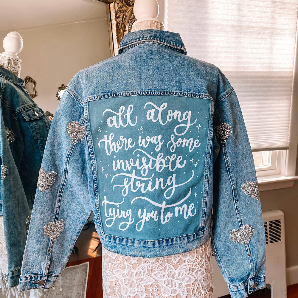 Personalized Jean Jackets - Details and Swirls