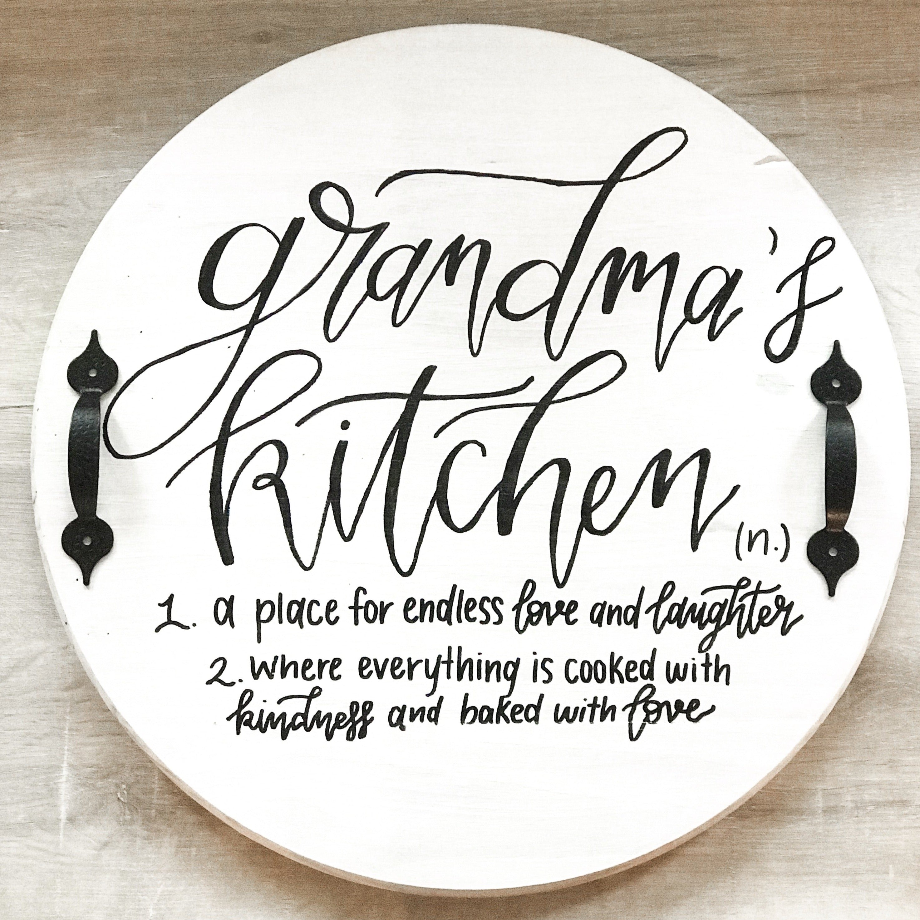 Kitchen Definition Serving Tray - Details and Swirls